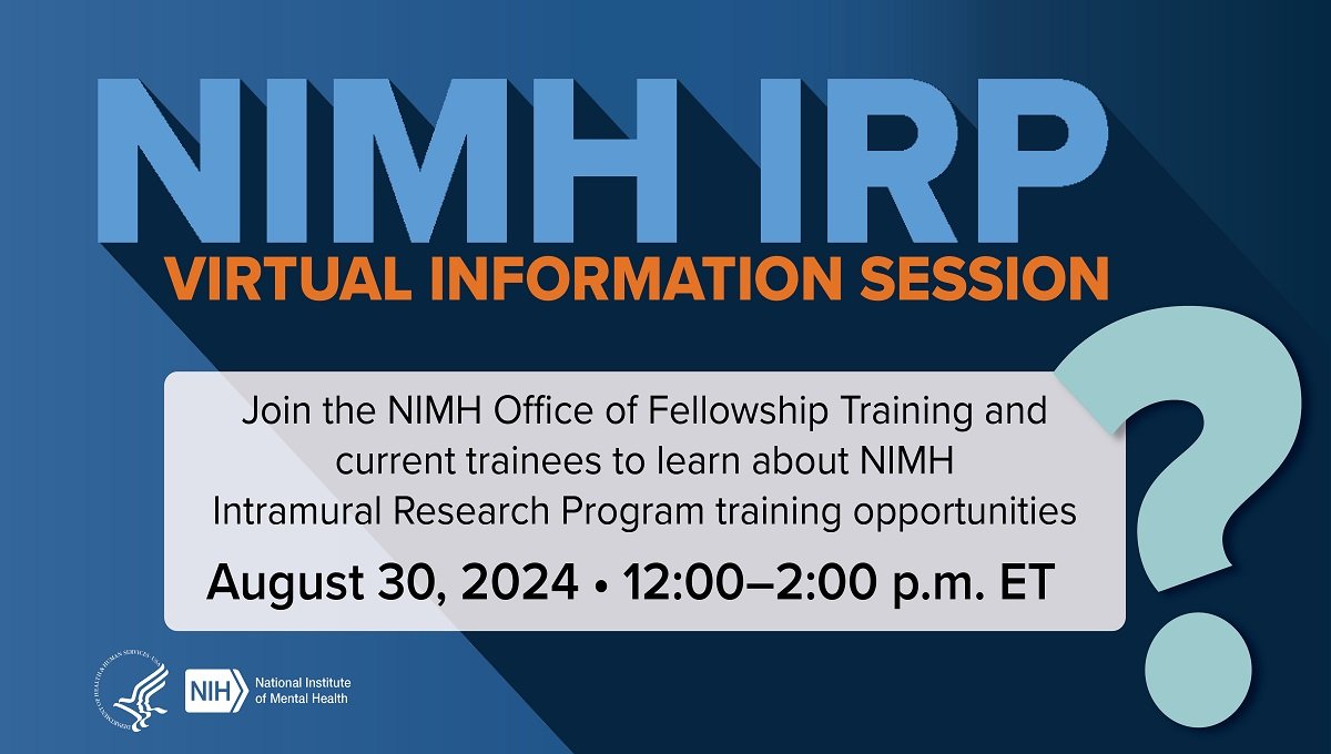 Information Session: NIMH Intramural Research Program Training ...